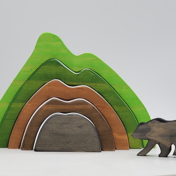 Wood Stacking Toy - Etsy