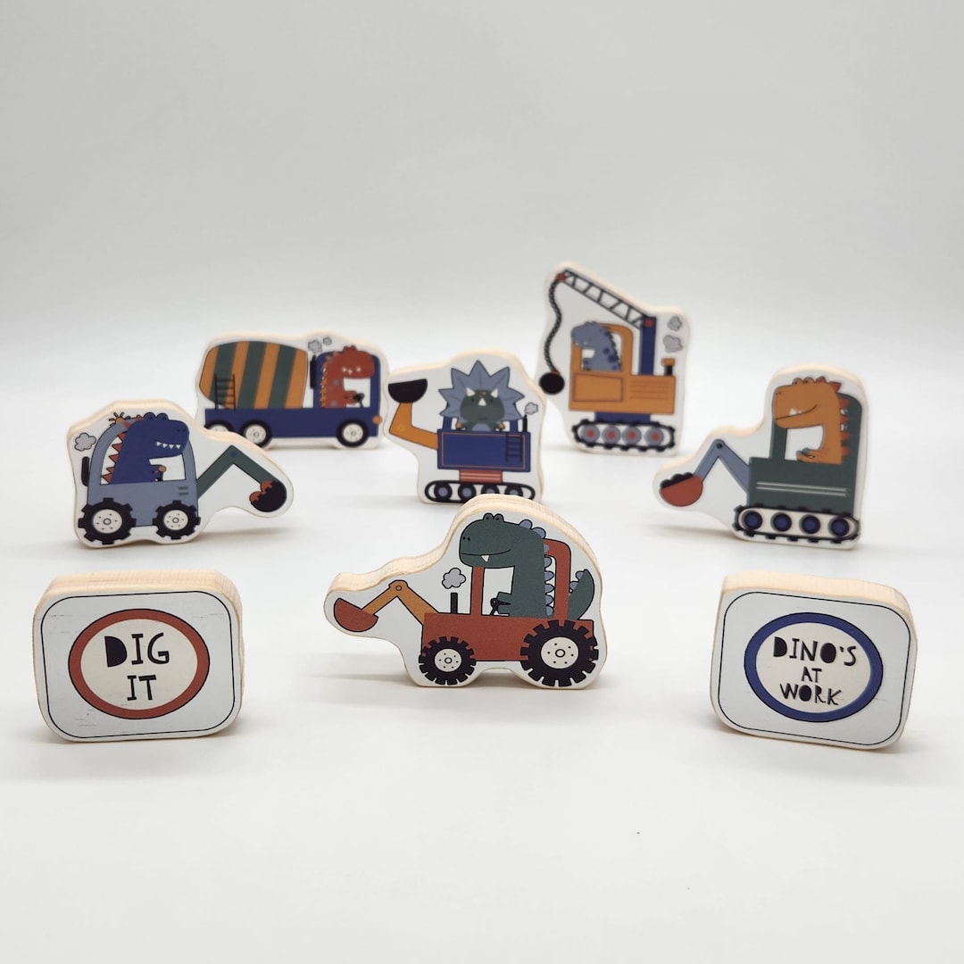 Dinosaur Construction Blocks Playscape Storytelling Sensory Blocks All ...