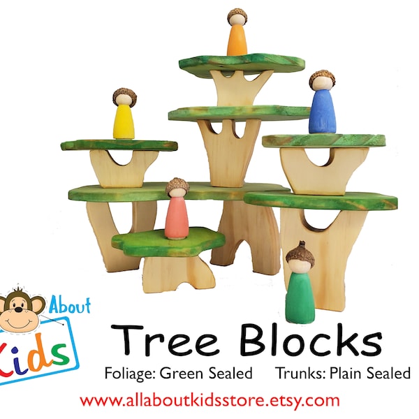 Wooden Tree Toy - Etsy