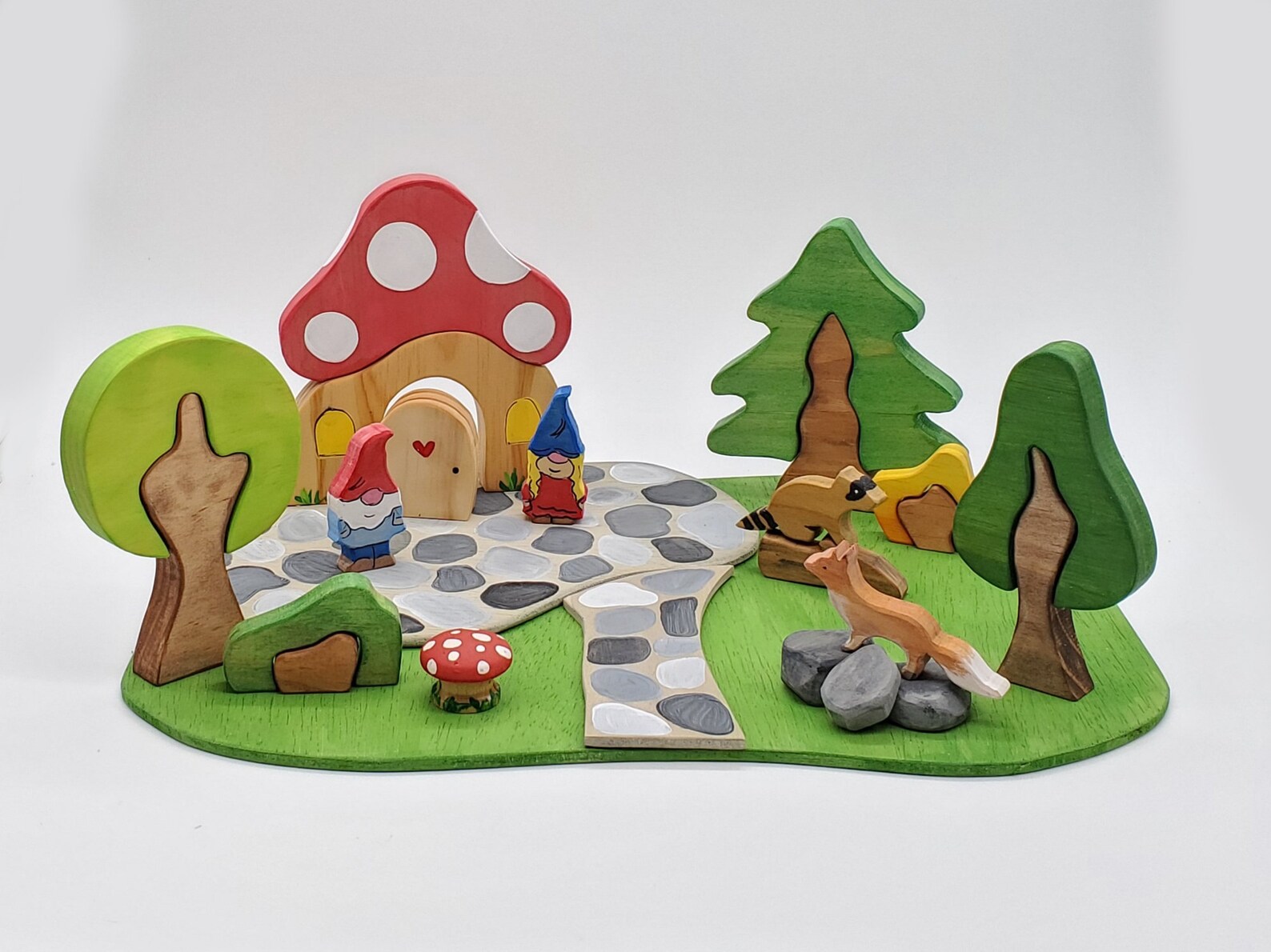 Wood Play Mat for Small World Playscapes - Great Small World Toys for ...
