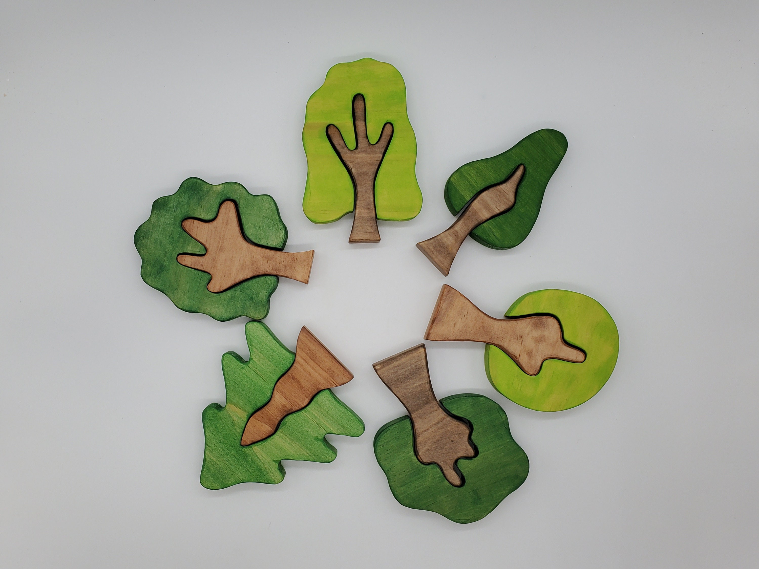 Set of 6 Trees Great for Small World Playscapes Toys for - Etsy