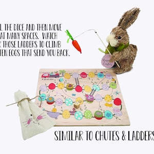 Easter Themed Board Game - Fun for All Ages - Chutes & Ladders Style ...