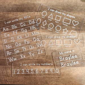 Acrylic on the Go Game Boards / Travel Games / Games on the Go / Busy ...