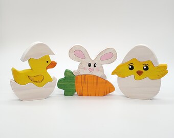 Nesting Easter Egg Stackers Waldorf and Montessori Inspired | Etsy