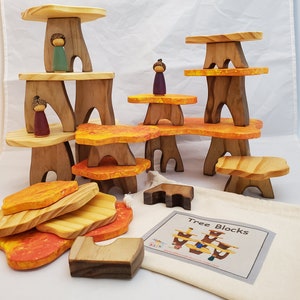 Handmade Tree House Blocks Set - Double Set Option, Toddler or ...