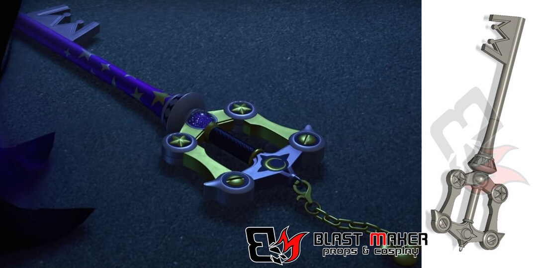 Mickey Keyblade kingdom Hearts 3D MODEL STL - Etsy UK