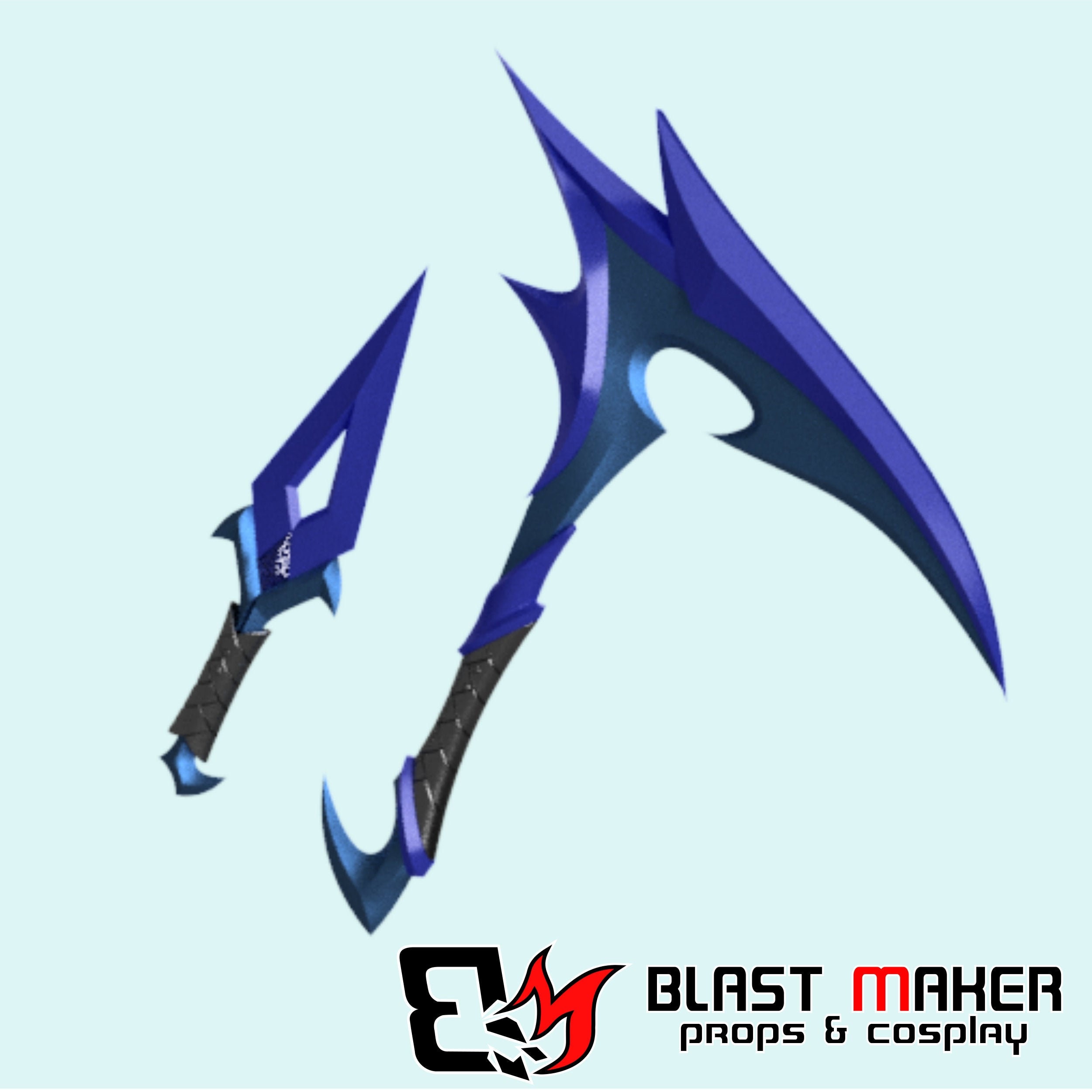 Akali Kunai and Kama KDA All Out league of Legends 3D - Etsy UK