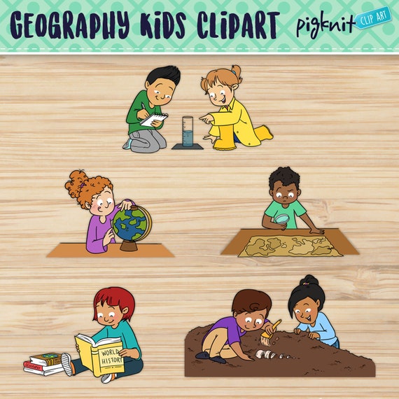 Geographers Clipart Of Children
