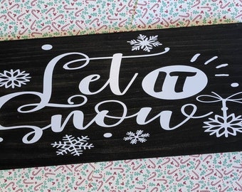 Let It Snow Letters - Etsy