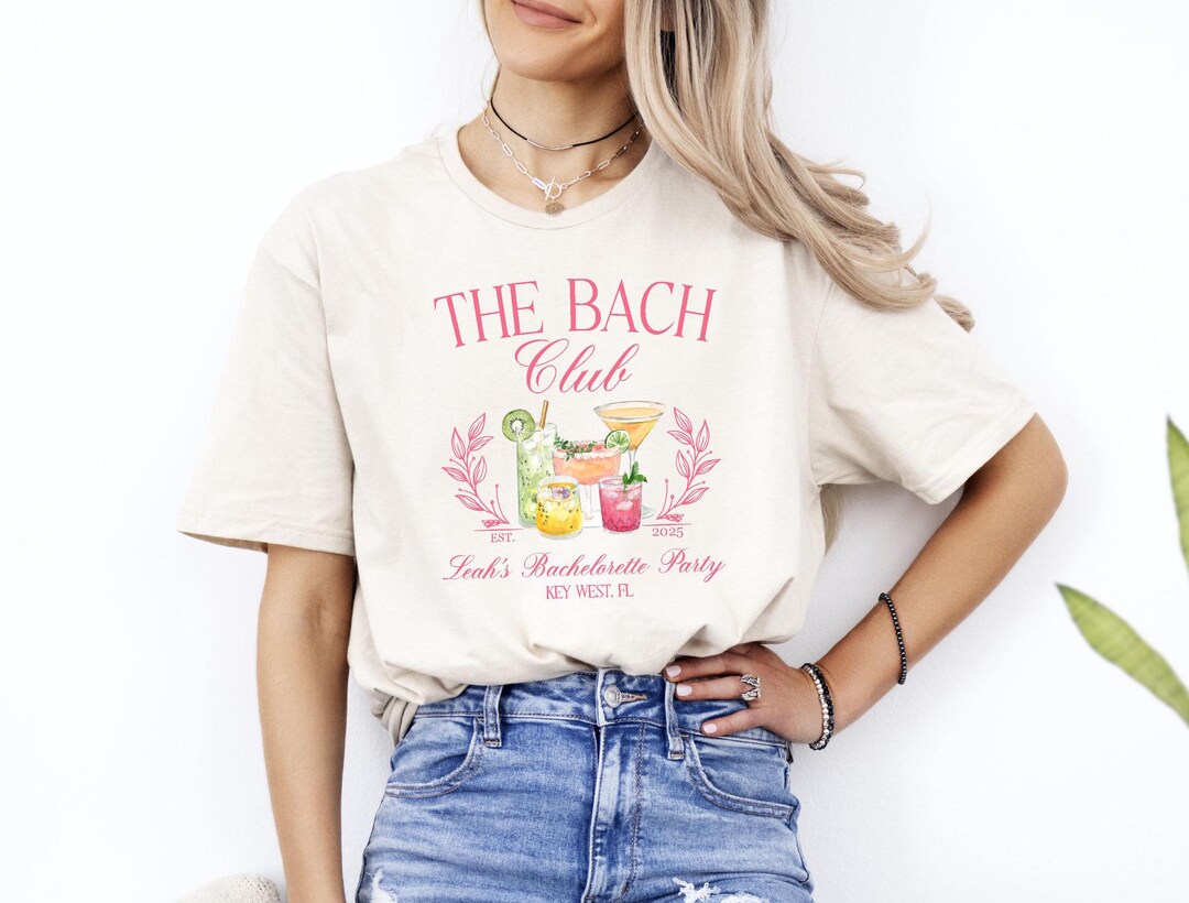 The Bach Club Shirts, Country Club Bachelorette Party Shirts, the Bride ...