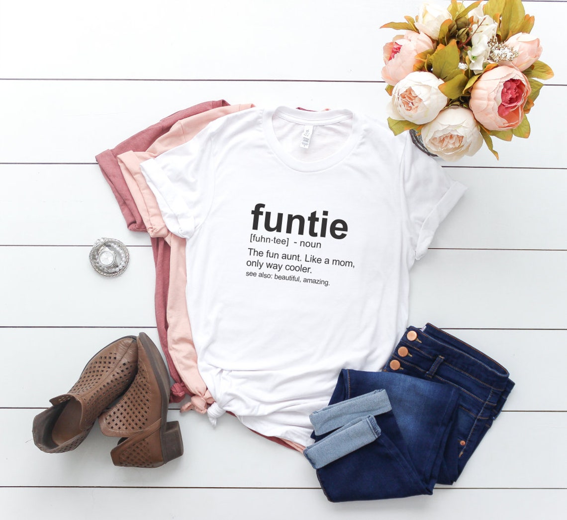 Funcle Funtie Definition Shirt Fun Uncle Funny Uncle Aunt Gift Auntie ...
