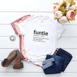 Funcle Funtie Definition Shirt Fun Uncle Funny Uncle Aunt Gift Auntie ...