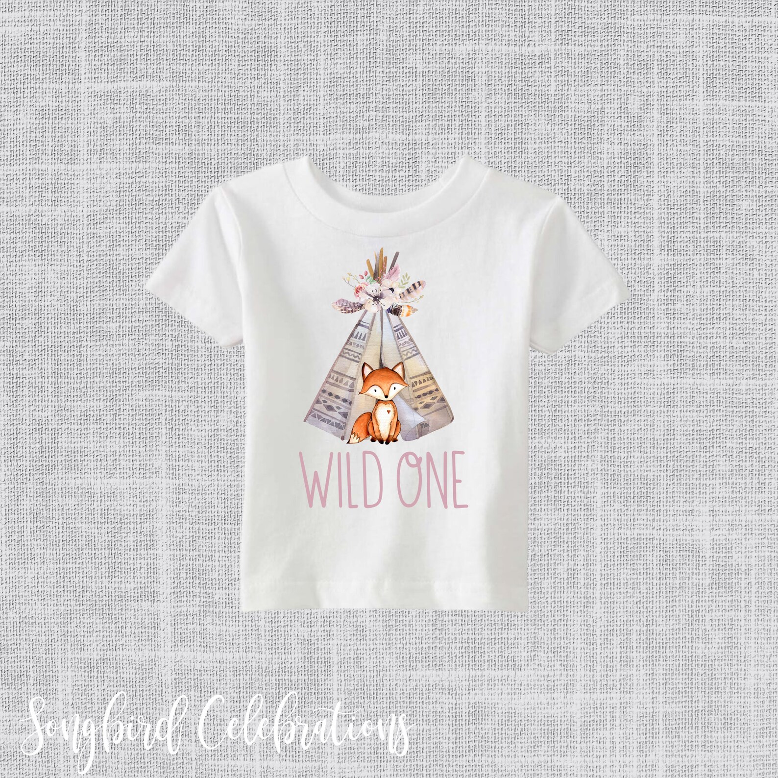 WILD ONE 1st Birthday Girl Onesie® Girls Wild One Fox Flutter | Etsy
