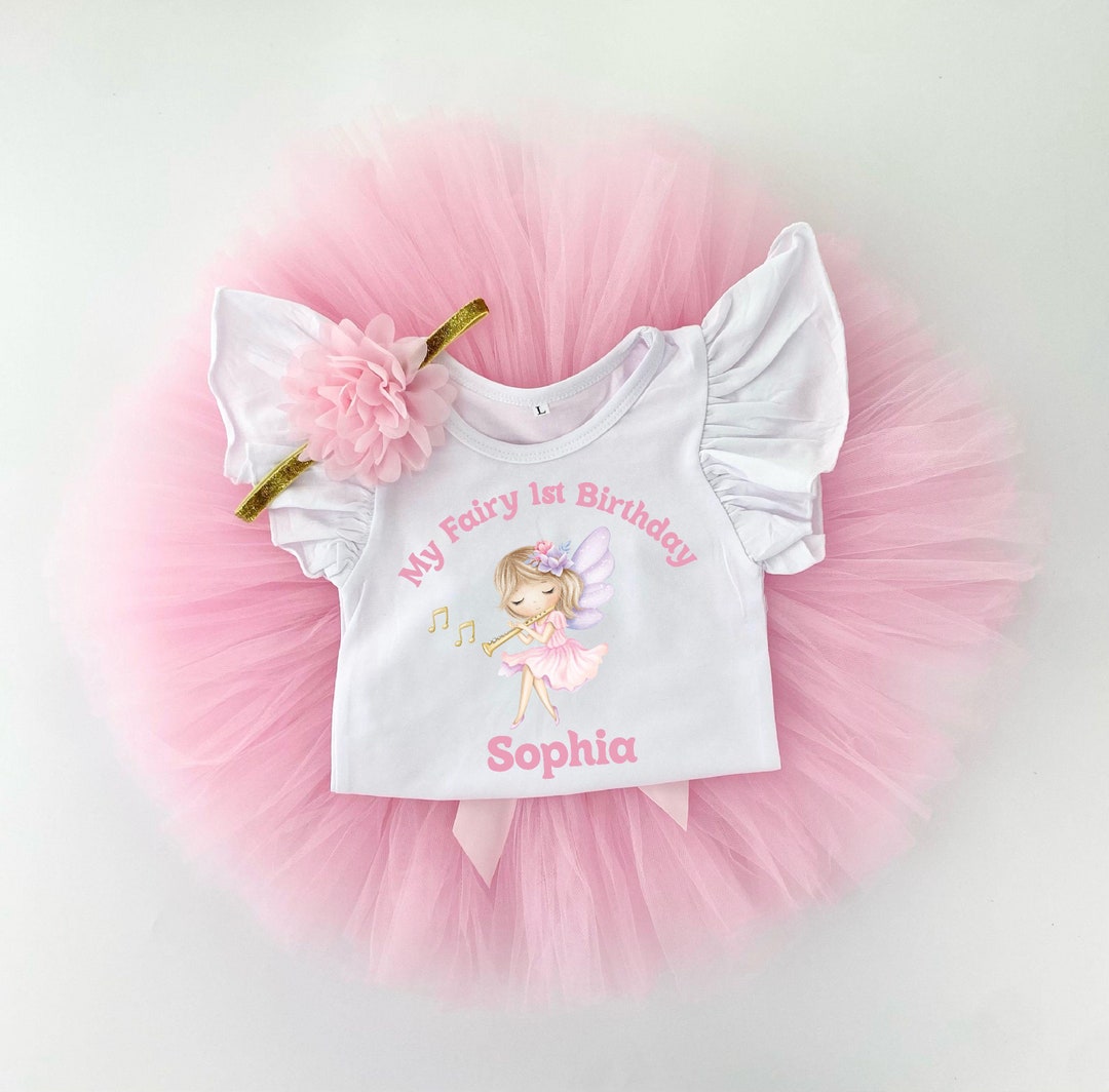 Personalized My Fairy 1st Birthday Tutu Outfit Girl , First Birthday ...