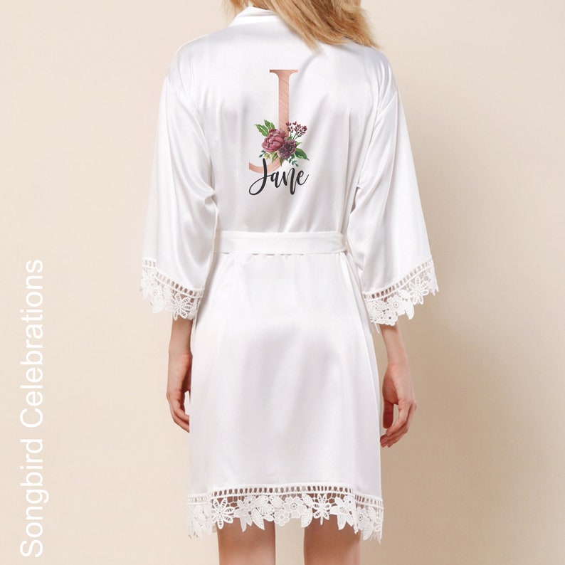 Champagne Rose Gold Bridesmaid Robes Bridal Robe for Bride | Etsy Canada