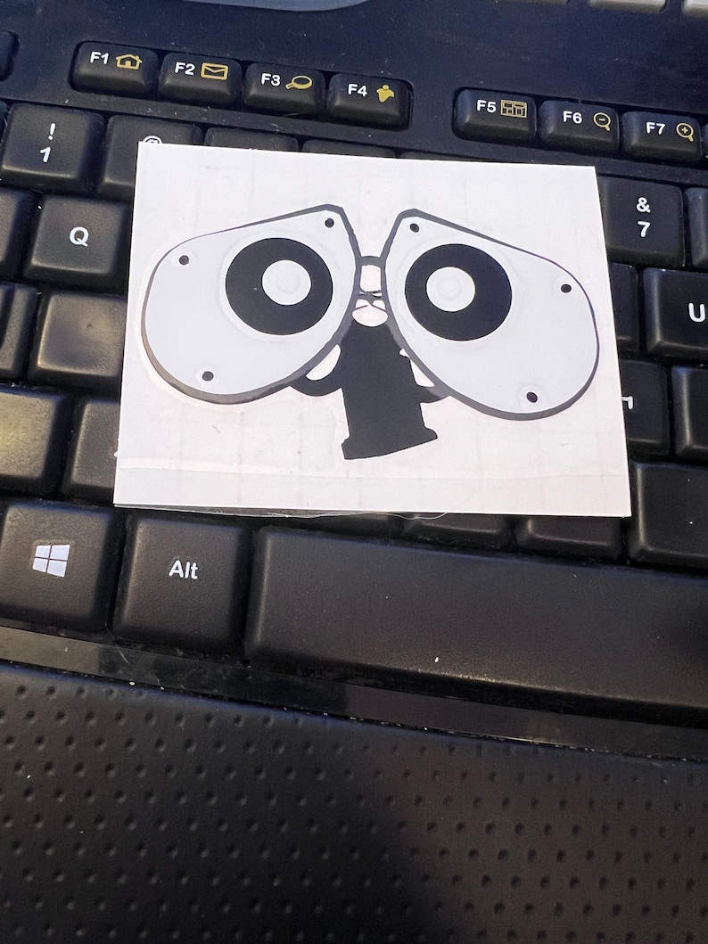 Wall-e Eyes Vinyl Decal /walle Car Decal/laptop Decal Disney Pixar - Etsy