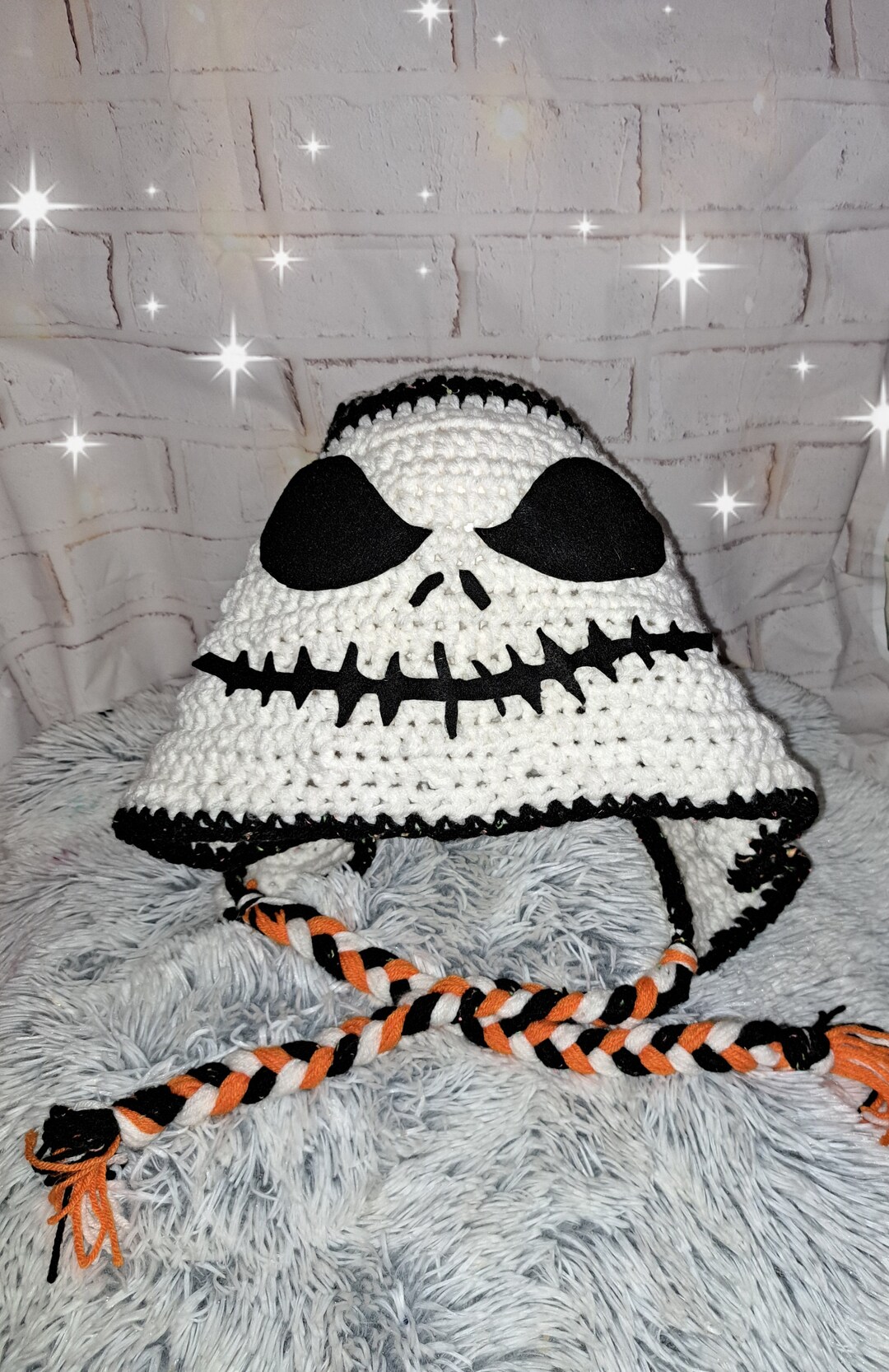 Skeleton Crochet Hood, Cosplay Outfit, Cosplay Gifts, Jack Hat, Crochet ...