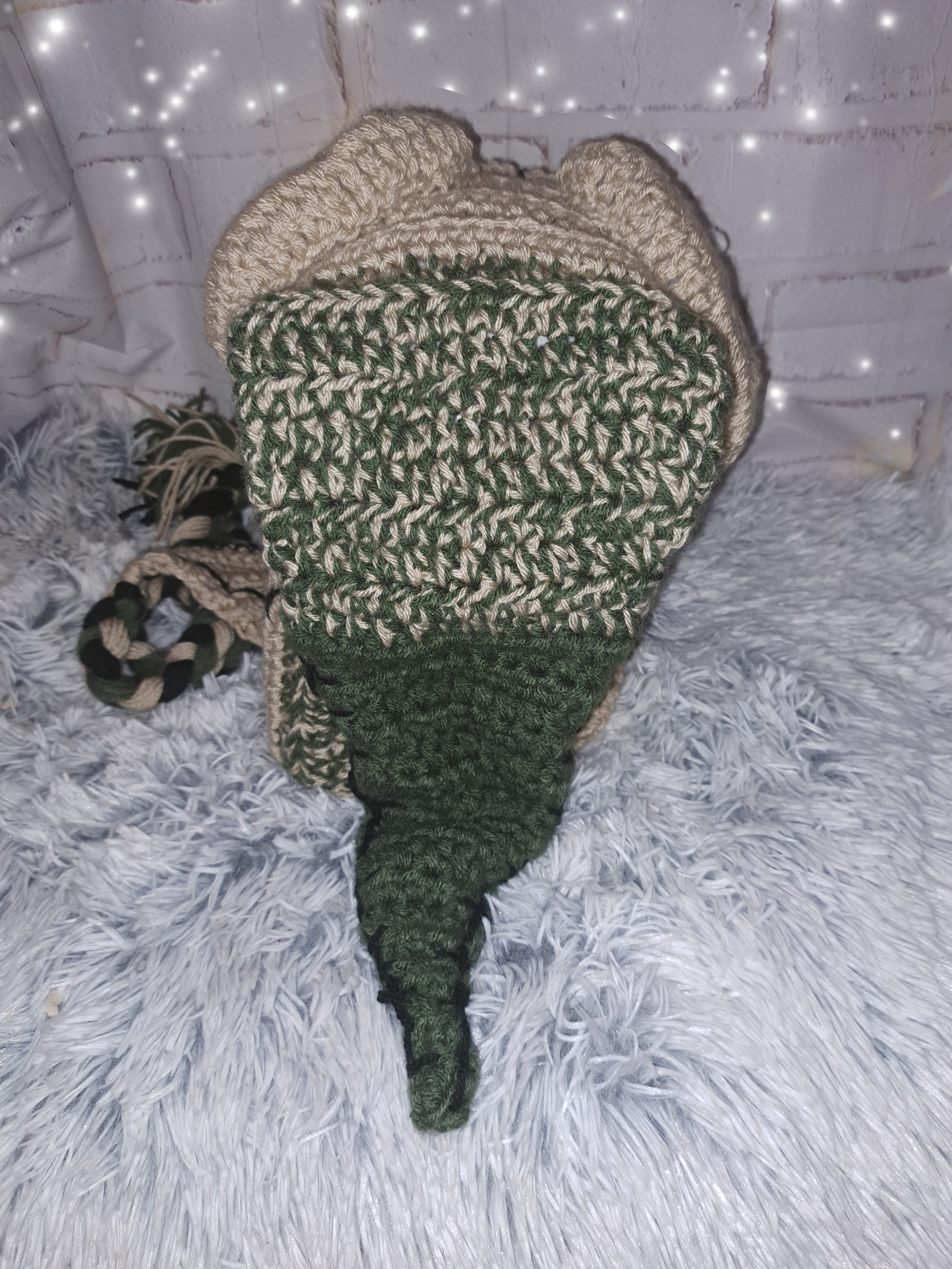 Burlap Chap Crochet Hood, Cosplay Hood, Cosplay Outfits, Crochet ...