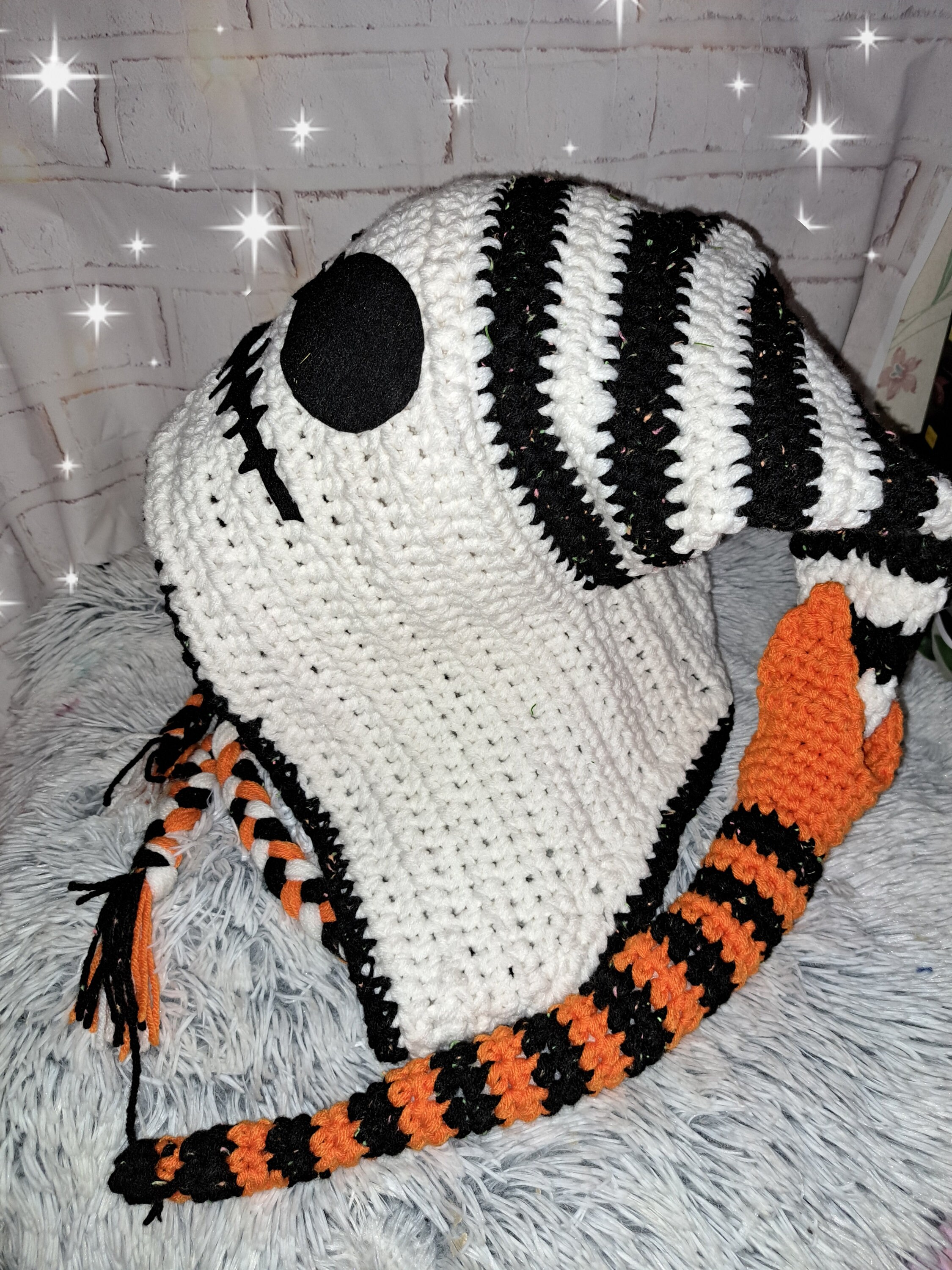 Skeleton Crochet Hood, Cosplay Outfit, Cosplay Gifts, Jack Hat, Crochet ...