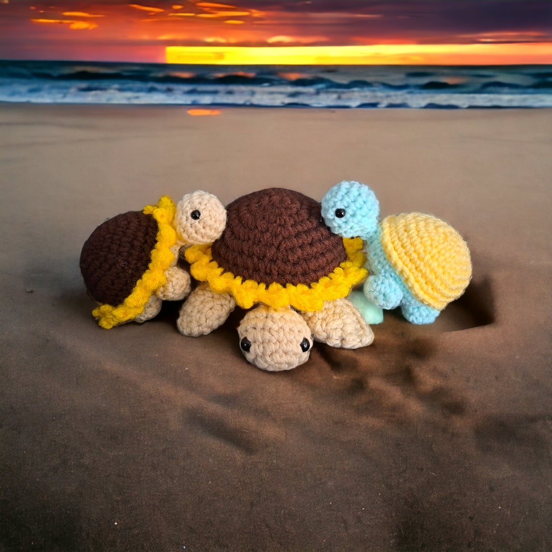 Crochet Pet Turtles, Crochet Turtles, Crochet Toys, Knitted Turtles ...