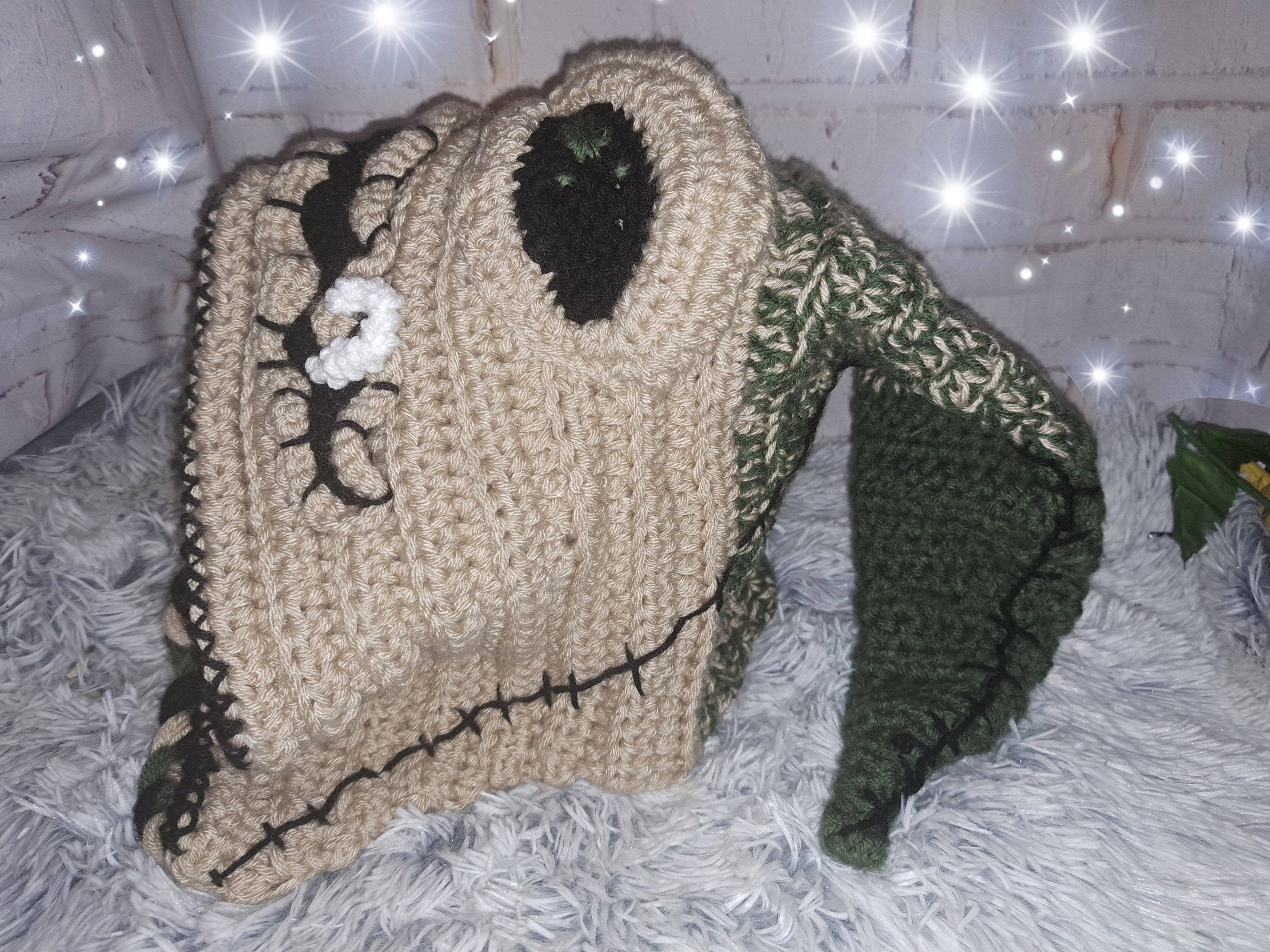Burlap Chap Crochet Hood, Cosplay Hood, Cosplay Outfits, Crochet ...