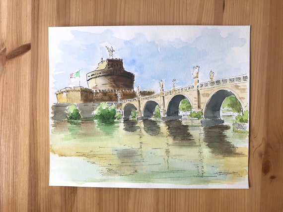 Roman Castle Painting