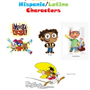 Coloring Book| Cartoon Hispanic|latino| Art| Activity Book| School ...