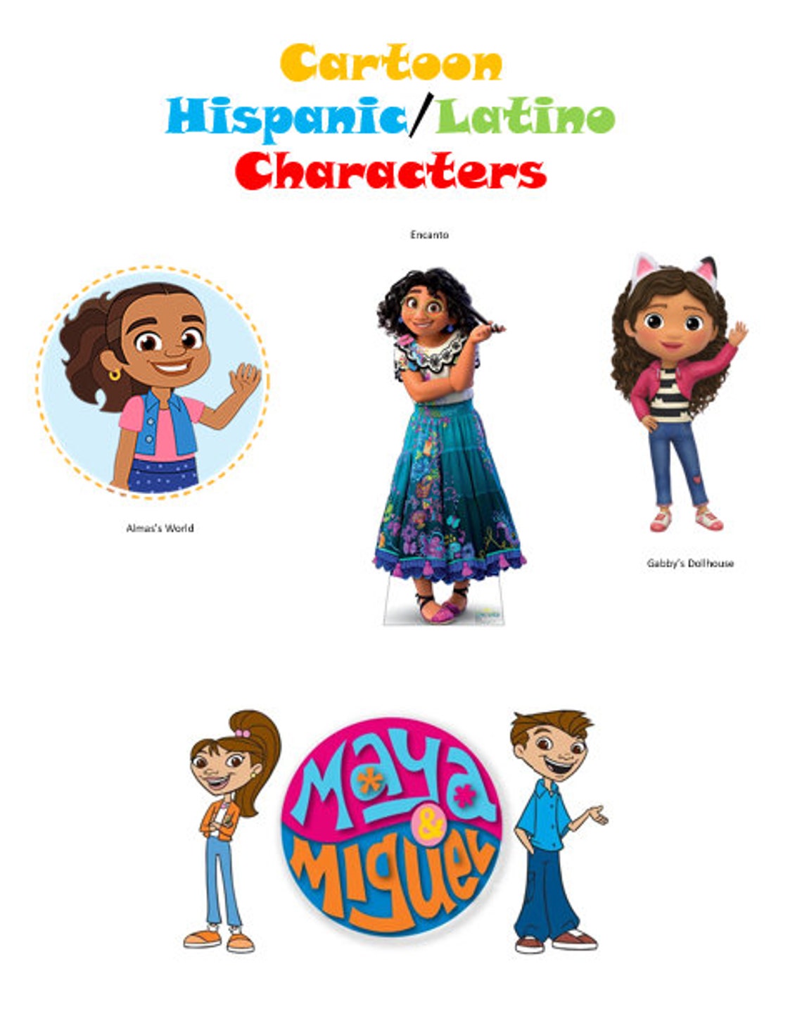 Coloring Book Cartoon Hispaniclatino Art Activity Book School ...