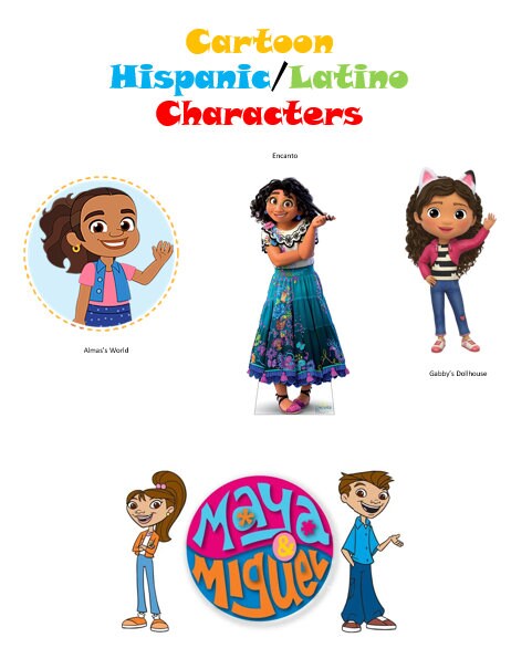 Coloring Book Cartoon Hispaniclatino Art Activity Book School ...