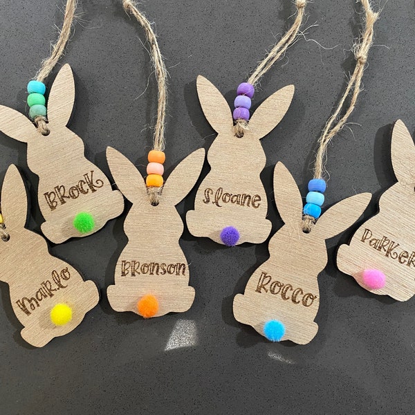 Easter Basket Tags - Etsy