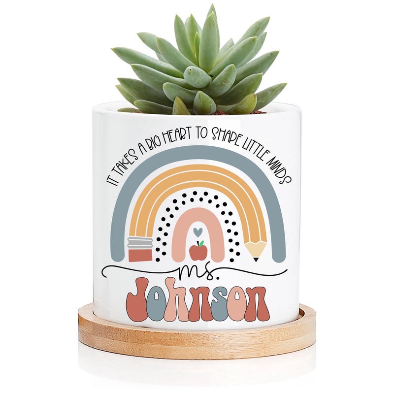 Personalized Big Pot Plant - Etsy