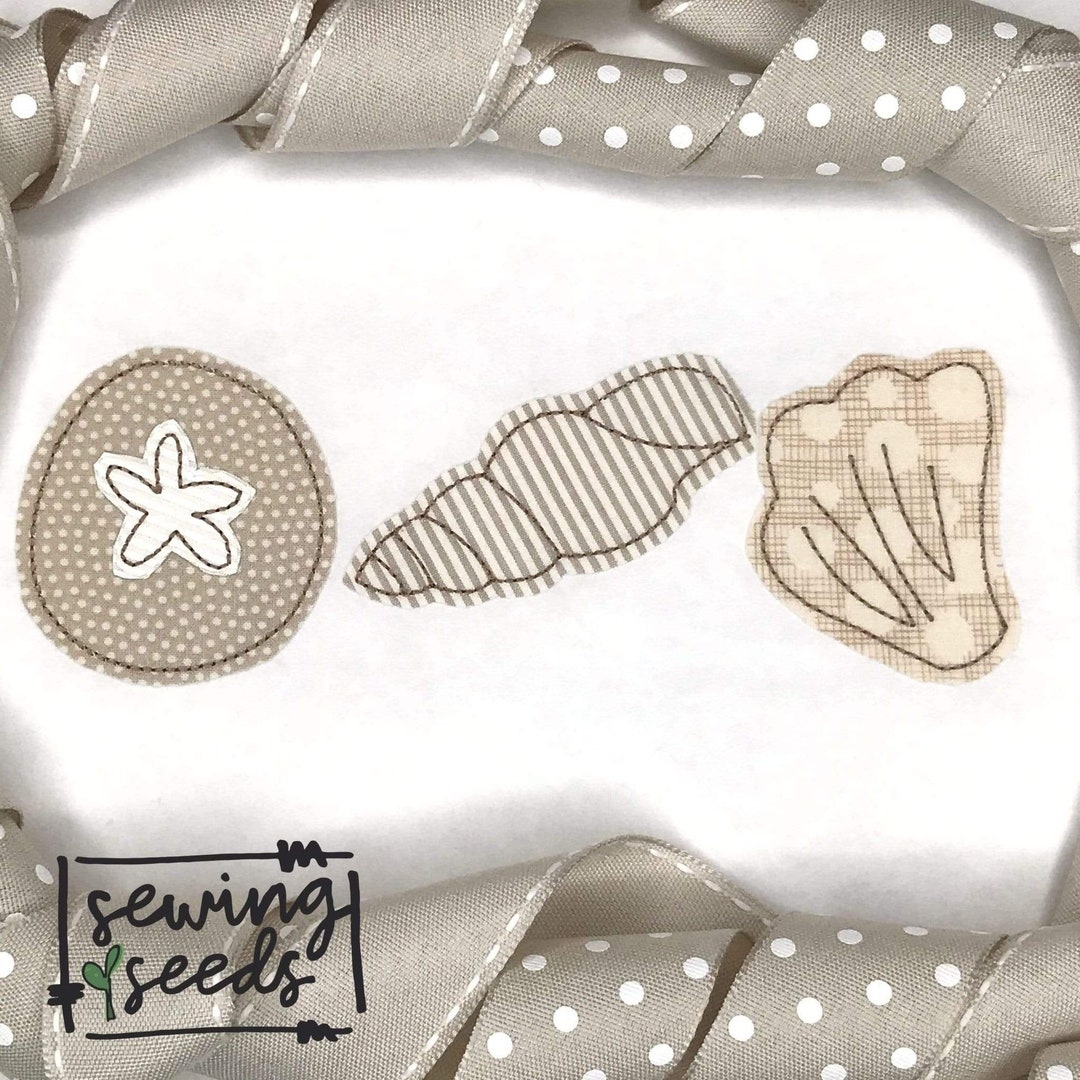 Sea Shell Design File for Embroidery Machine Instant Download - Etsy