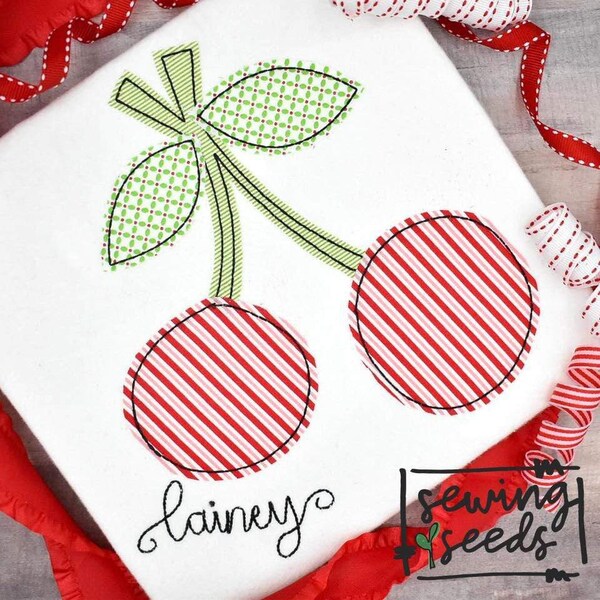 Cherry Applique - Etsy