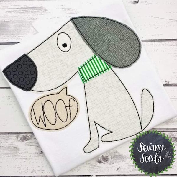 Dog Applique Designs - Etsy