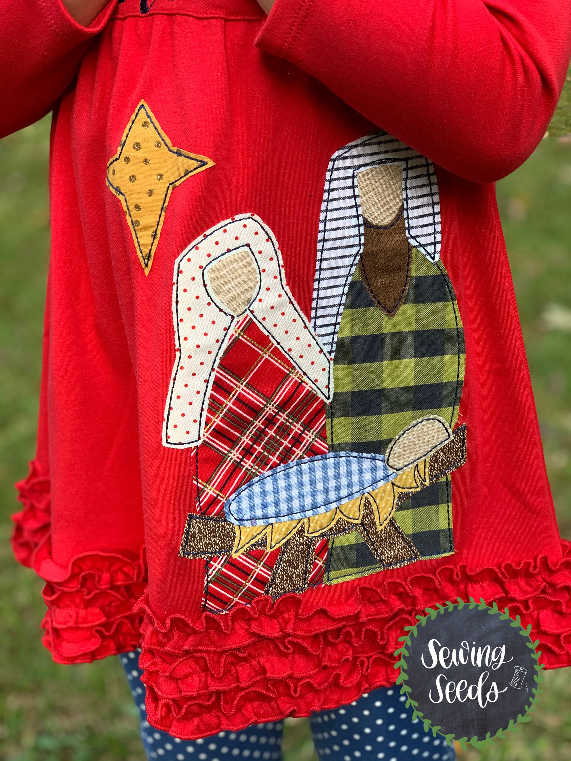 Nativity Christmas Applique Embroidery Design ***INSTANT DOWNLOAD - Etsy