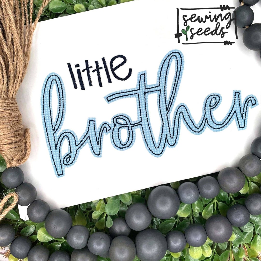 LITTLE Brother Design File for Embroidery Machine Instant Download - Etsy