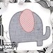 Elephant Applique Design File INSTANT DOWNLOAD - Etsy
