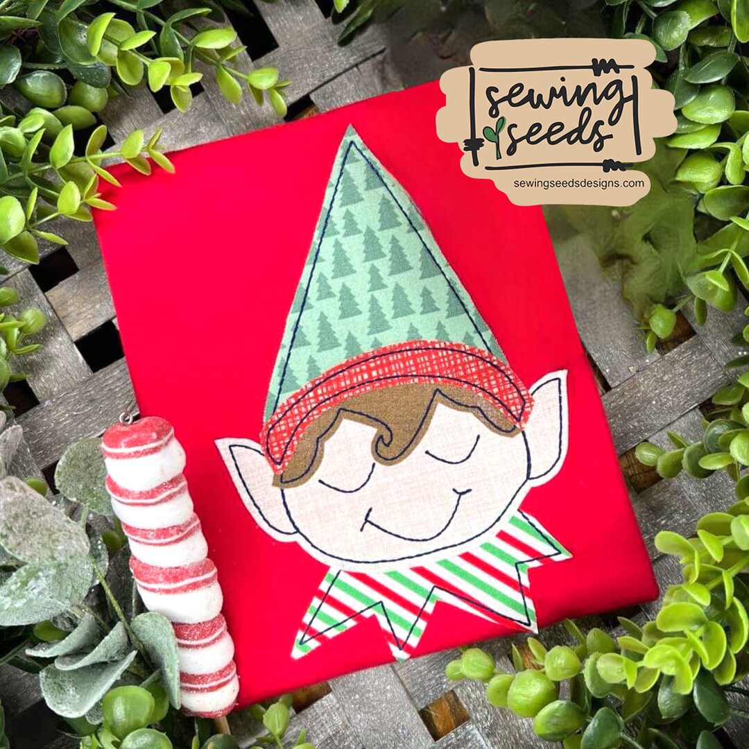 Elf Boy Christmas Applique Embroidery Design ***INSTANT DOWNLOAD - Etsy