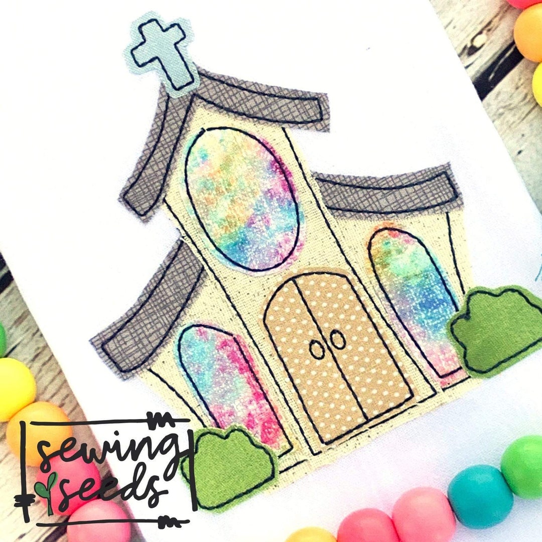 Church Applique Design File ***INSTANT DOWNLOAD - Etsy