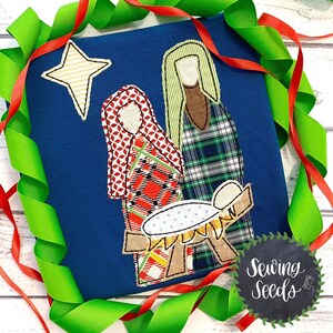 Nativity Christmas Applique Embroidery Design ***INSTANT DOWNLOAD - Etsy