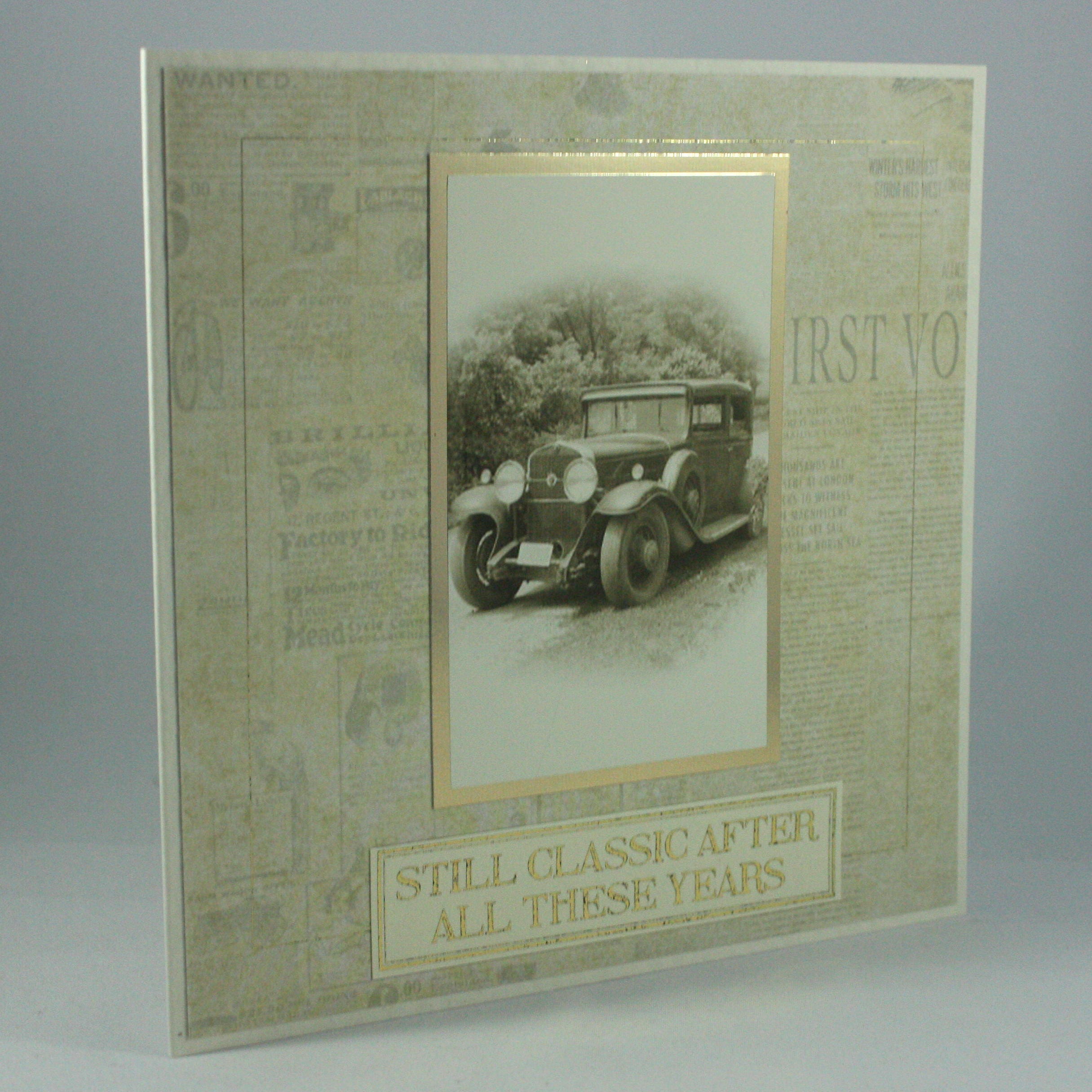 Handmade Birthday Card Vintage Classic Car - Etsy