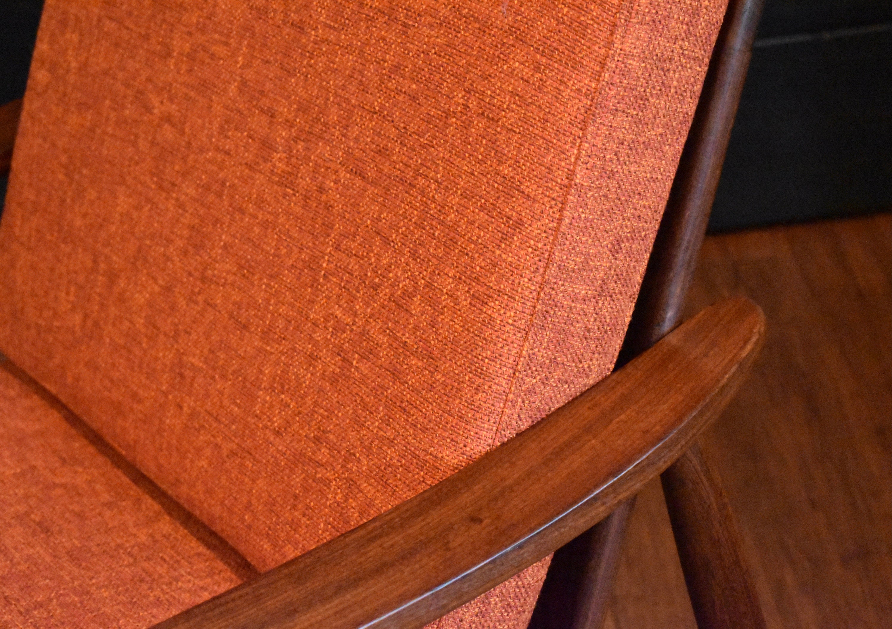 Newly-restored Afromosia Teak Mid-century Lounge Chair,, 57% OFF