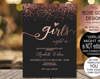 Girls Night Invite | Etsy