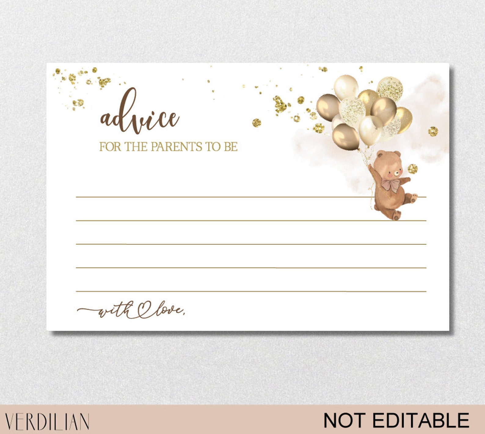 Advice Cards for New Parents Printable Game Baby - Etsy