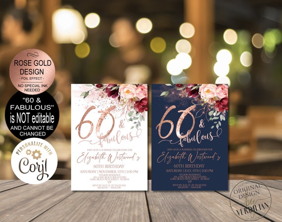 60th Birthday Wording Ideas Surprise 60th Birthday Invitations For