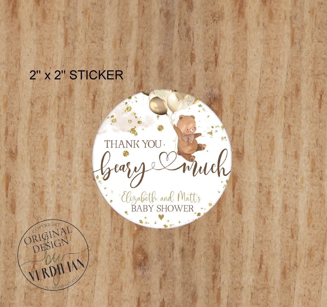 Editable Round Favor Tags PDF Template 2x2 Gender - Etsy