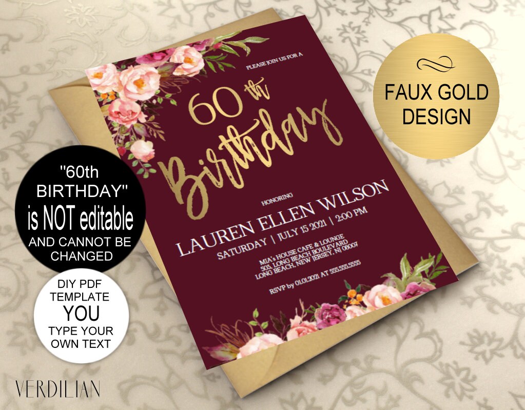 Invitations Paper Invitations & Announcements 30th Birthday Invitation ...
