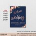 Navy Blush Rose Gold Wedding Welcome Sign Template Wedding - Etsy