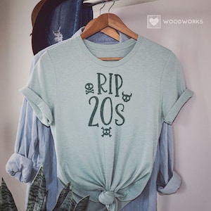 SVG / DXF - Birth Day “RIP 20s” Cut File - Dirty Thirty Birthday Party ...