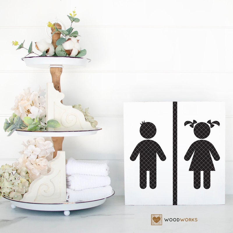 Cute Bathroom Signs - Etsy